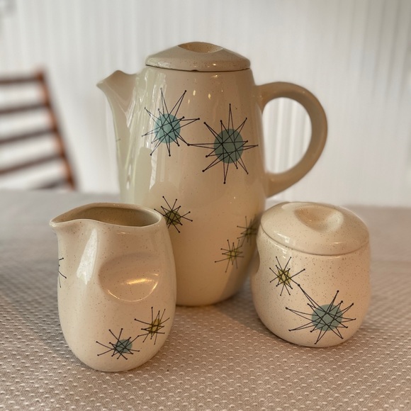 Franciscan | Other | Franciscan Starburst Rare Coffee Pot Creamer And ...